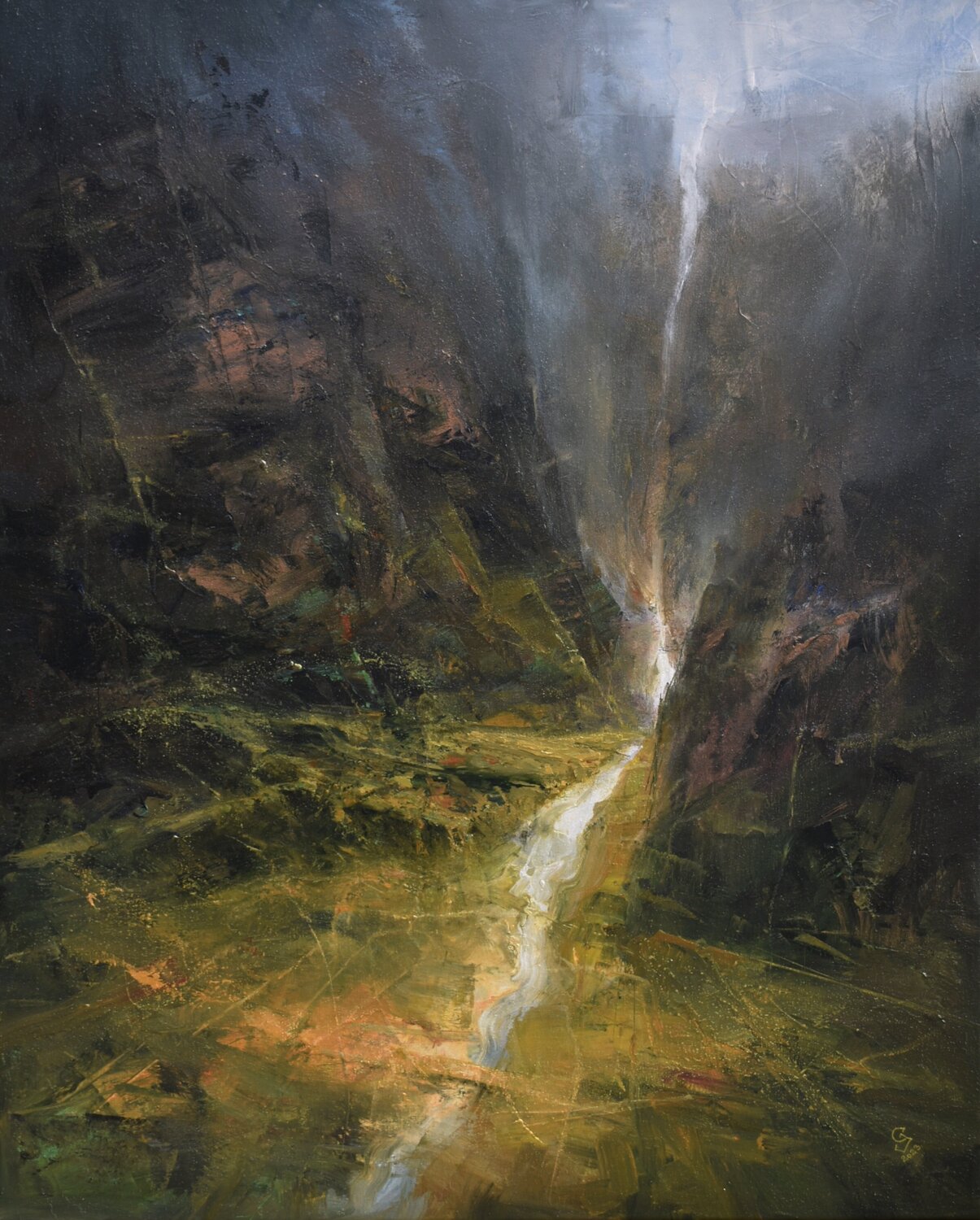 " Agartha - Source - 2 " by Ivan Grozdanovski (2023) : Painting Acrylic ...