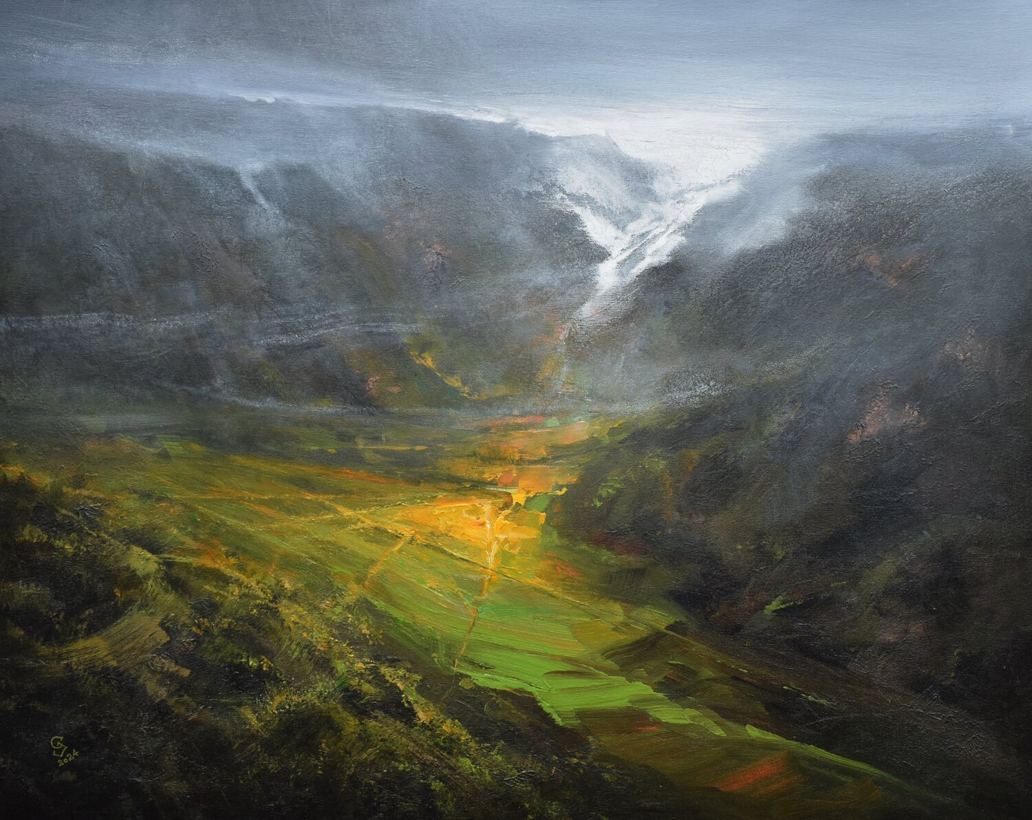 Agartha - Valley of Hope - 3a by Ivan Grozdanovski (2024) : Painting ...