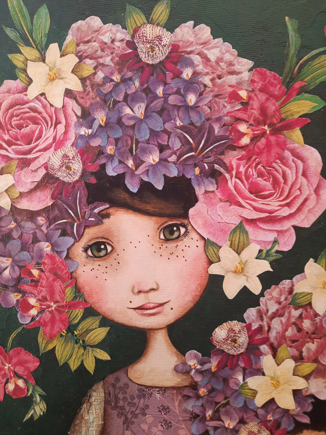 Suzanne et Anouk by Delphine Blais (2021) : Painting Acrylic, Collage ...