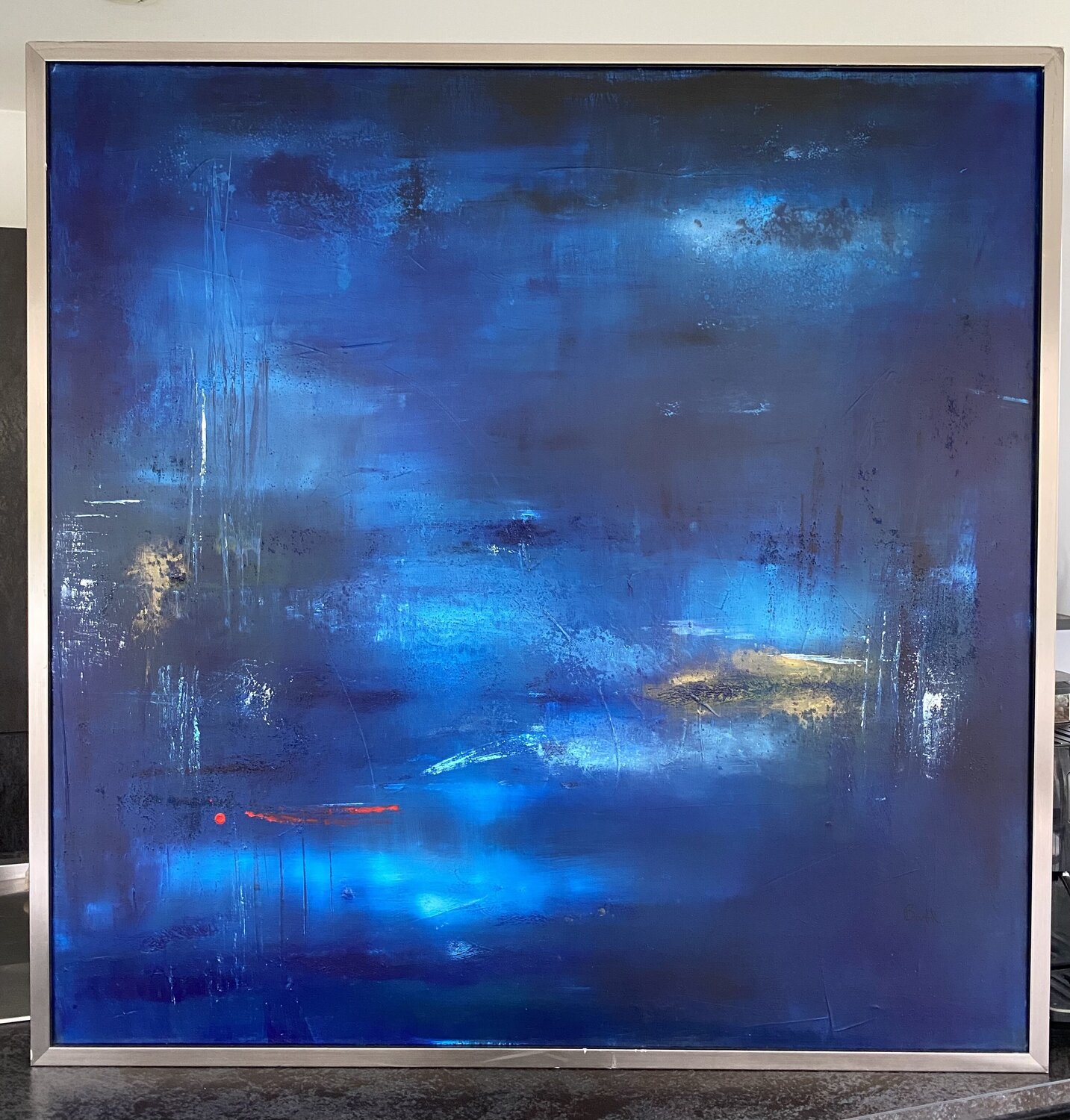 Blue light by Christine Barth Mroz (2024) : Painting Acrylic on Canvas ...