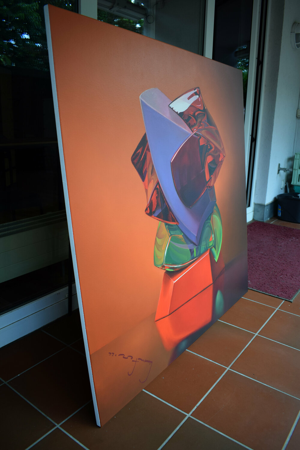 The Third Pyramid by Alexander Lufer (2022) : Painting Oil on Canvas ...