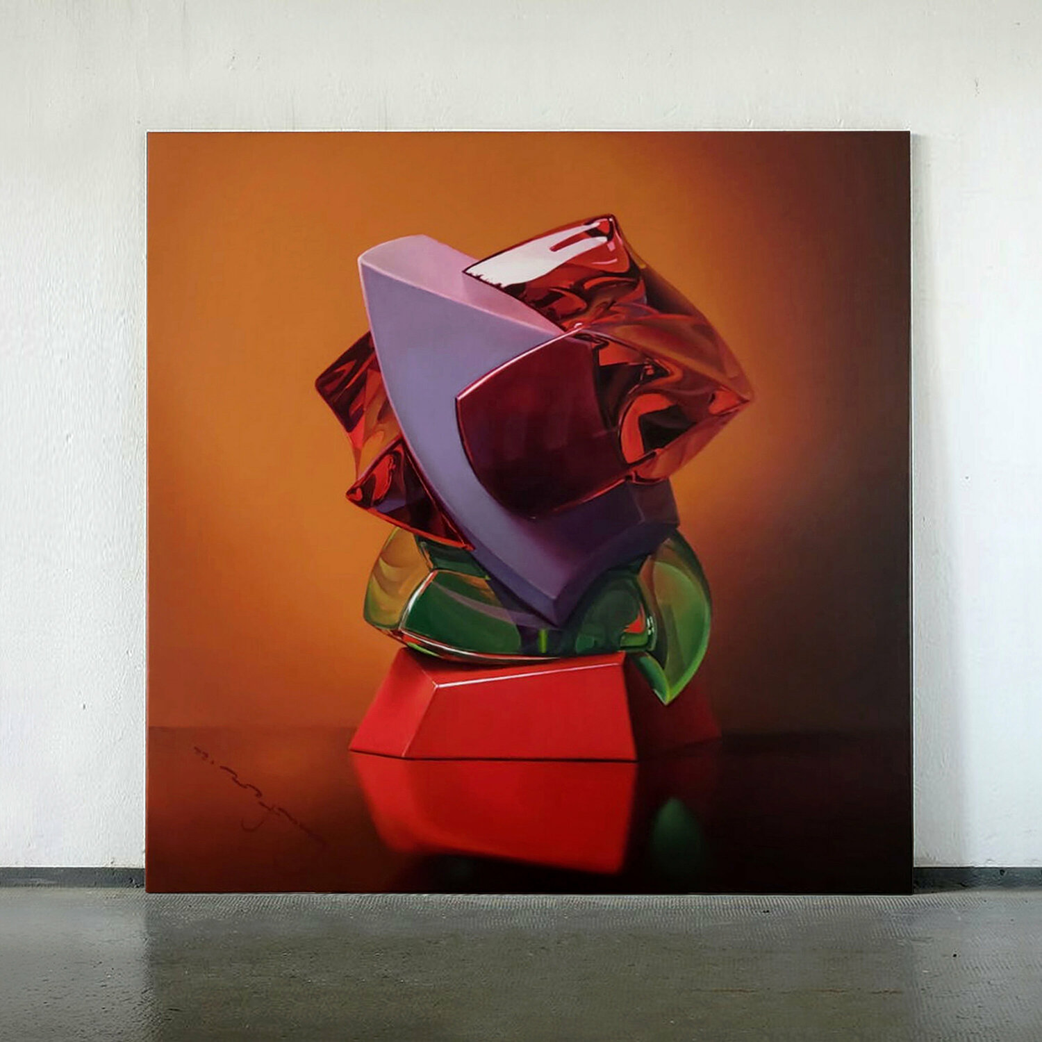 The Third Pyramid by Alexander Lufer (2022) : Painting Oil on Canvas ...