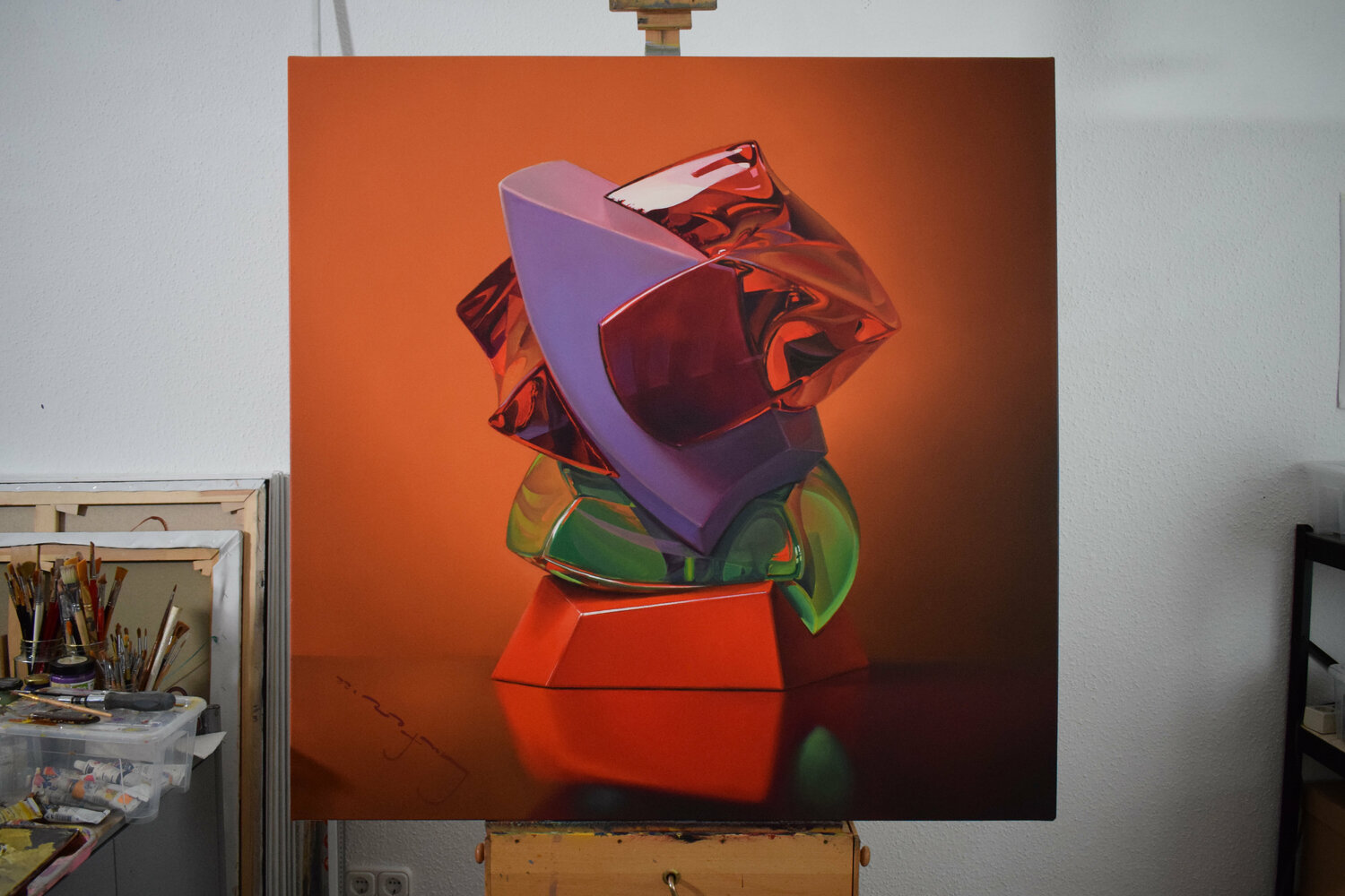 The Third Pyramid by Alexander Lufer (2022) : Painting Oil on Canvas ...