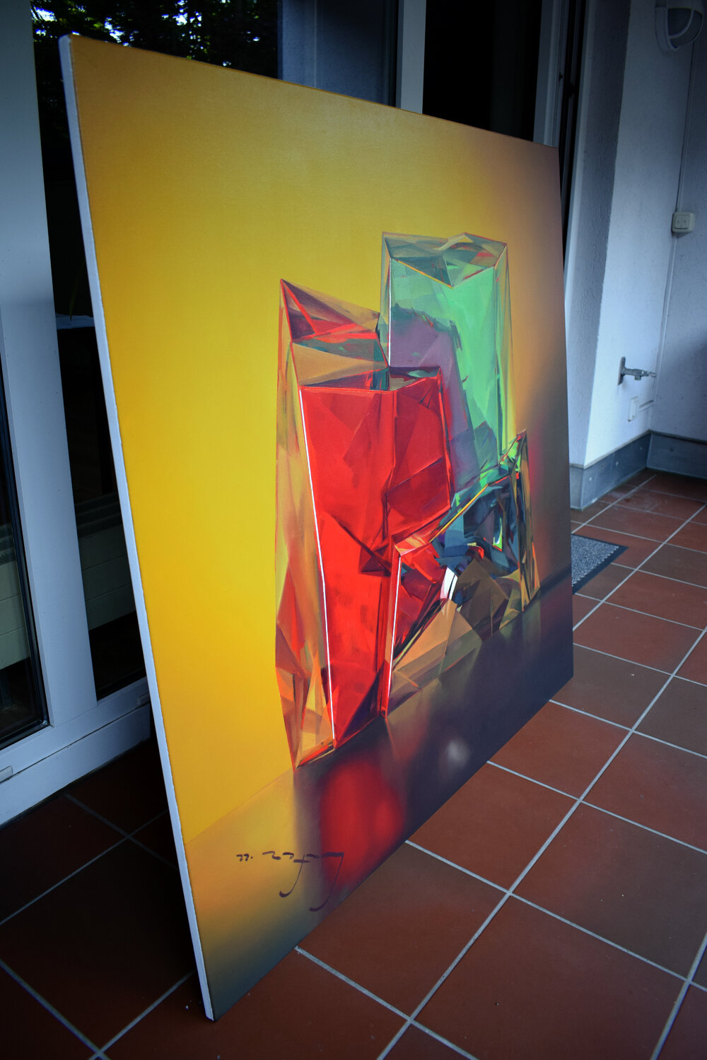 Fourth Pyramid by Alexander Lufer (2020) : Painting Oil on Canvas ...