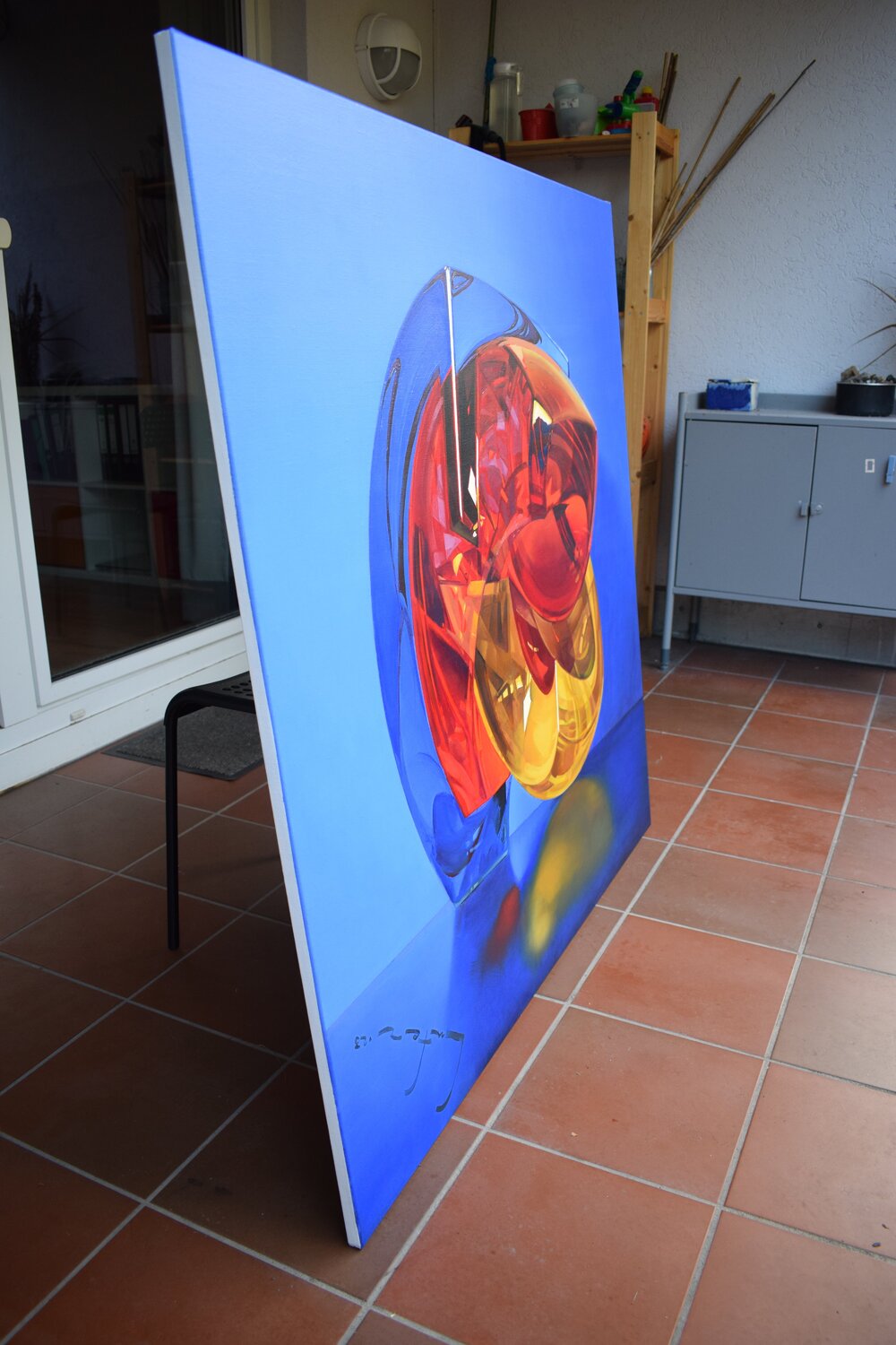 Ghost Shark by Alexander Lufer (2023) : Painting Oil on Canvas - Singulart