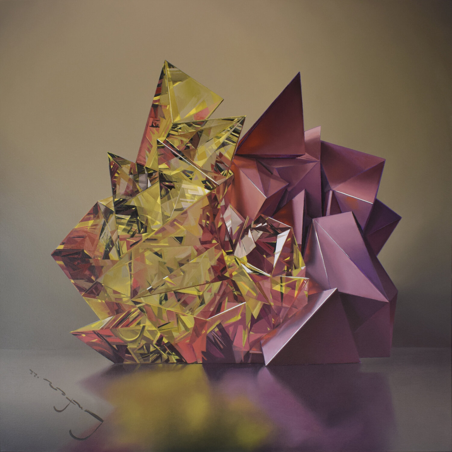 Falling in Love von Alexander Lufer (2022): Malerei Öl auf Leinwand ...