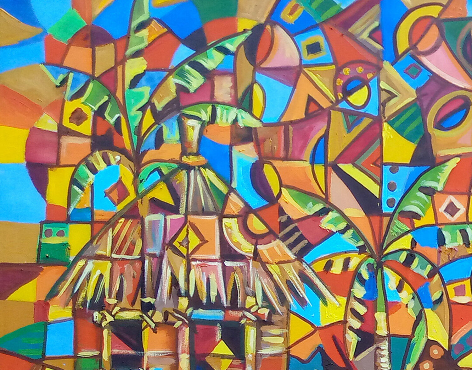 African Juju Society II by Angu Walters (2022) : Painting Oil on Canvas ...