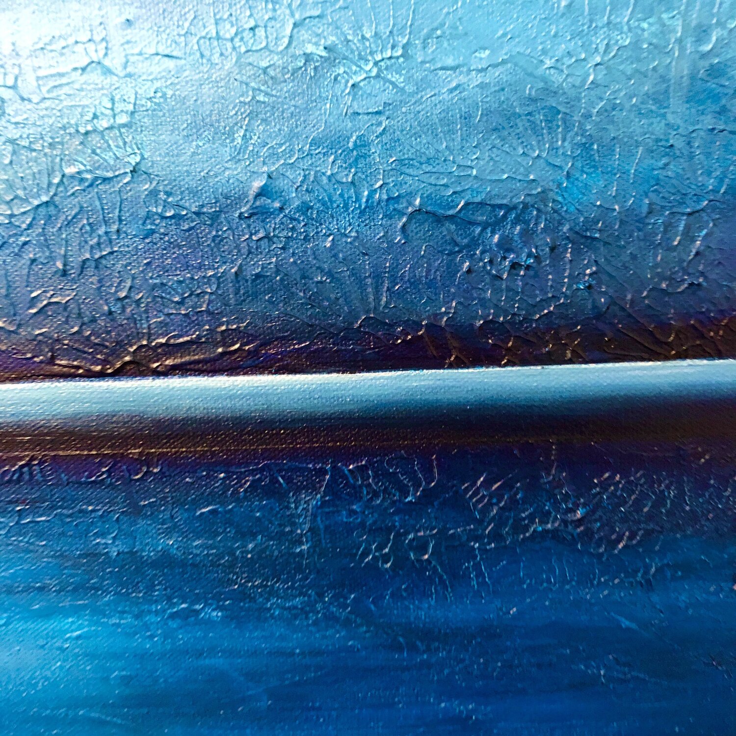 “Blue water” - 3d minimalism impressionist seascape by Nataliia Krykun ...