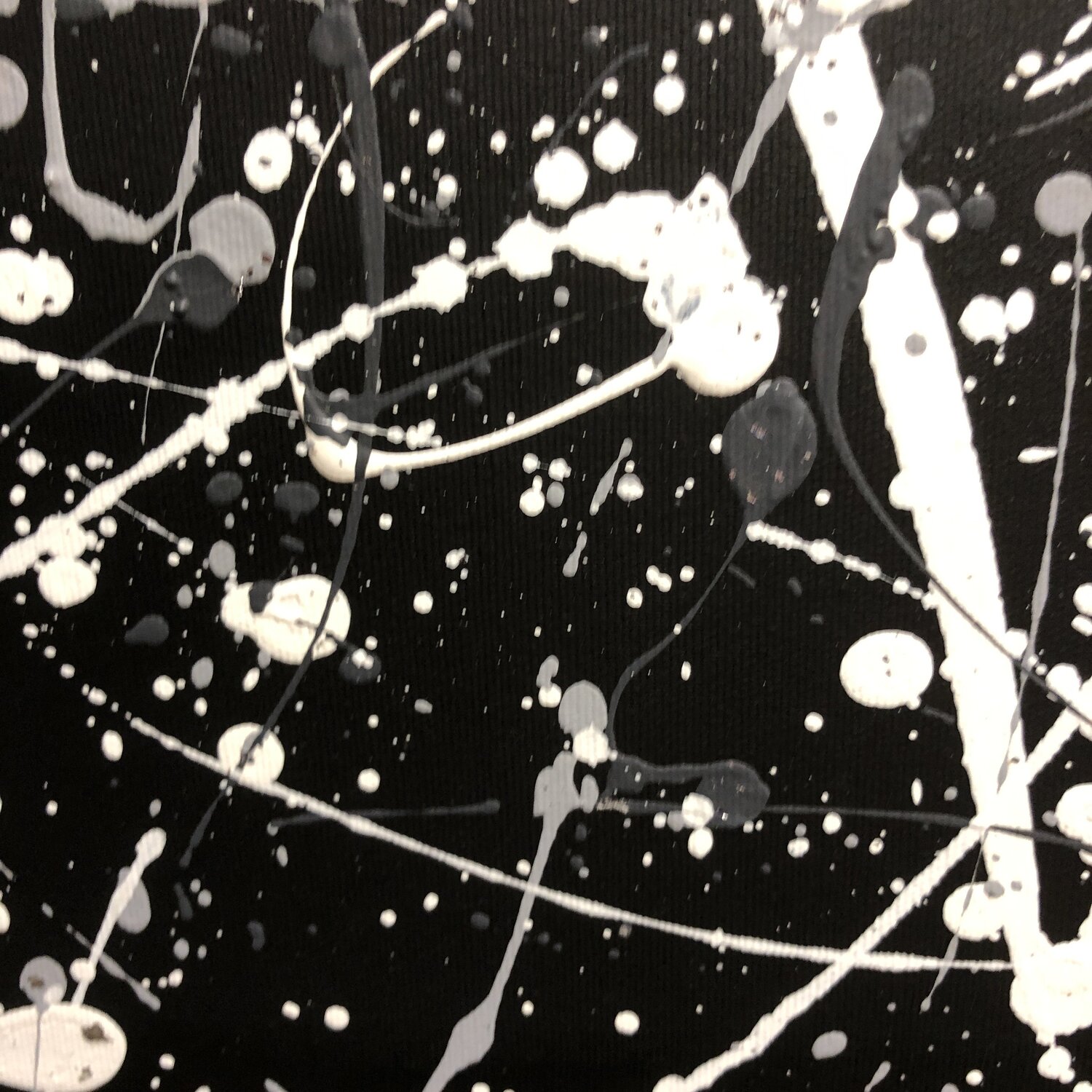 From the series "Infinite Flight" gray, silber, white, black large ...