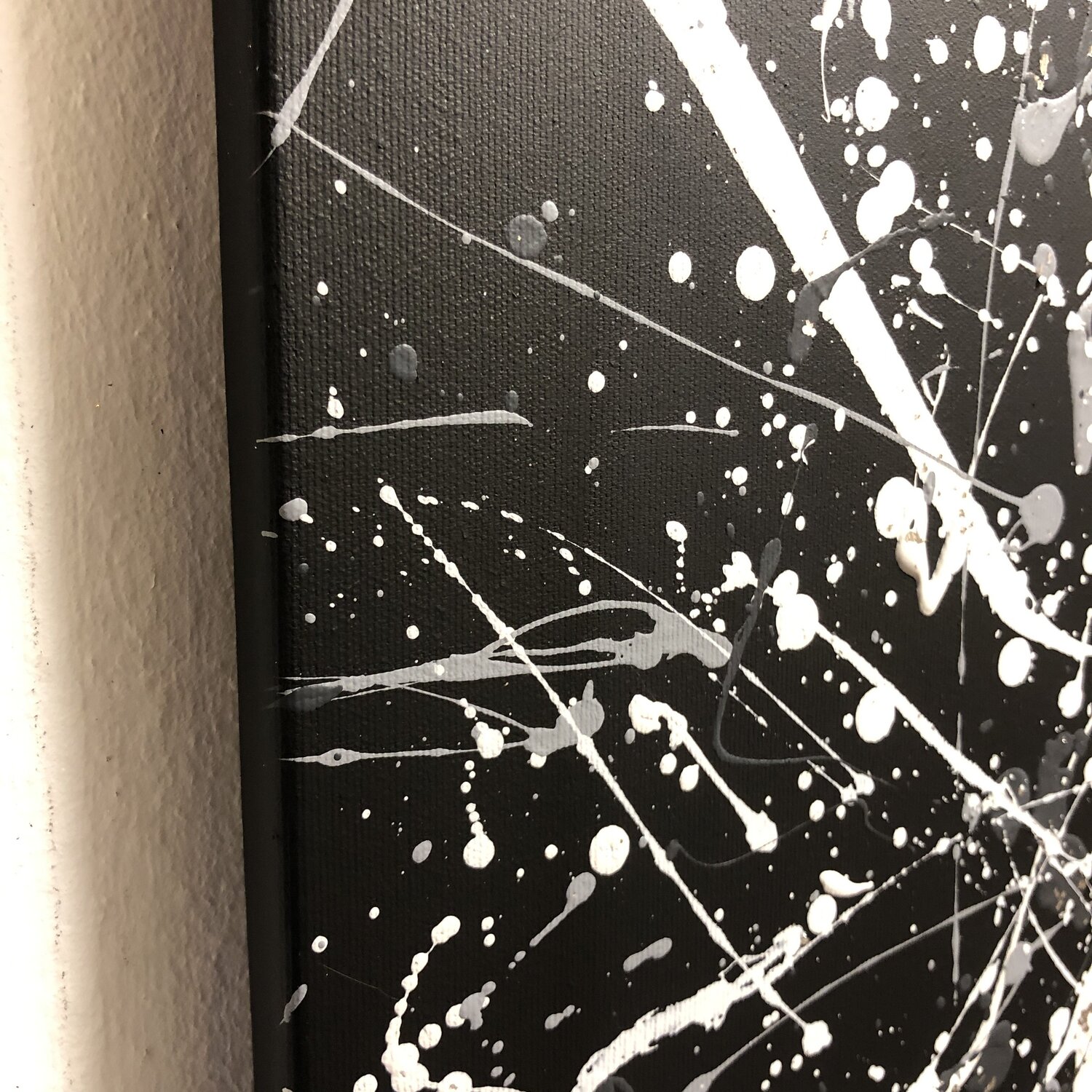 From the series "Infinite Flight" gray, silber, white, black large ...