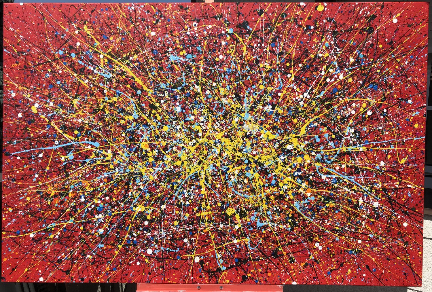 From the series "Infinite Flight" love, red, white, yellow large ...