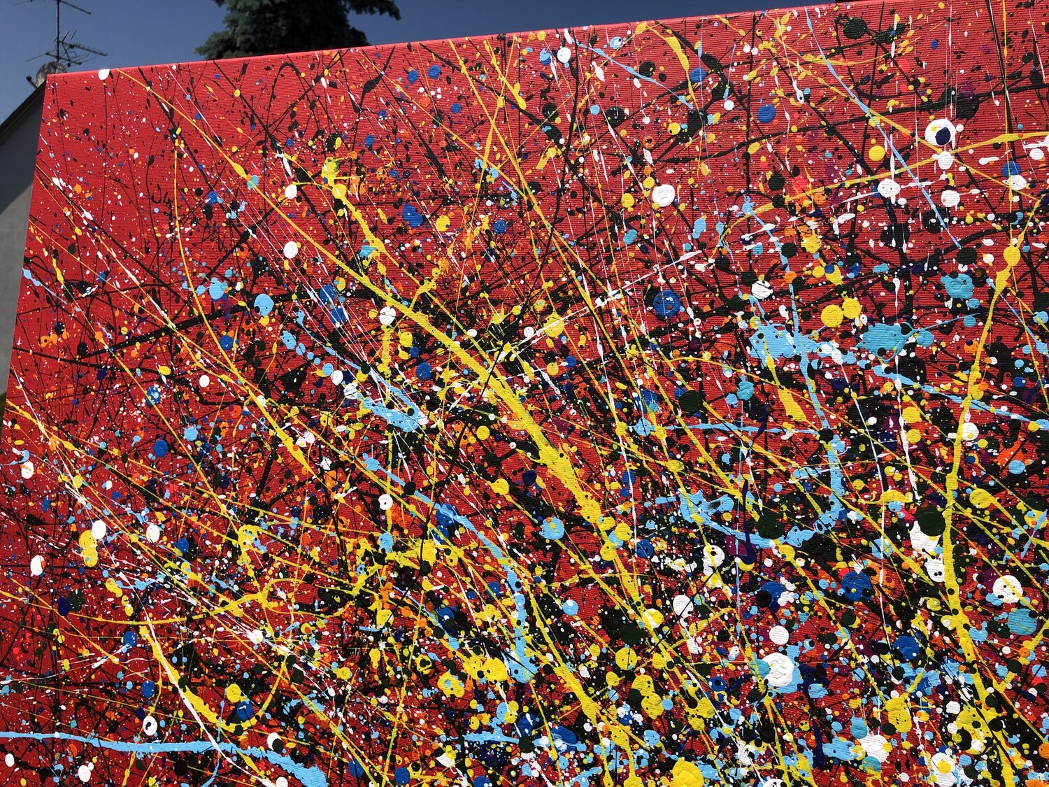 From the series "Infinite Flight" love, red, white, yellow large ...