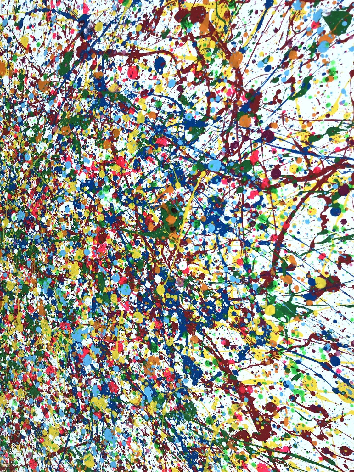 From the series "Infinite Flight" yellow, blue, pink, white, colourful ...