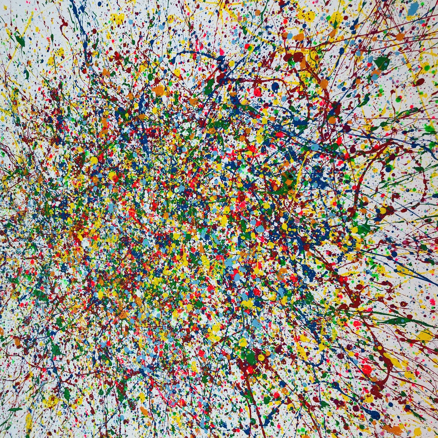 From the series "Infinite Flight" yellow, blue, pink, white, colourful ...