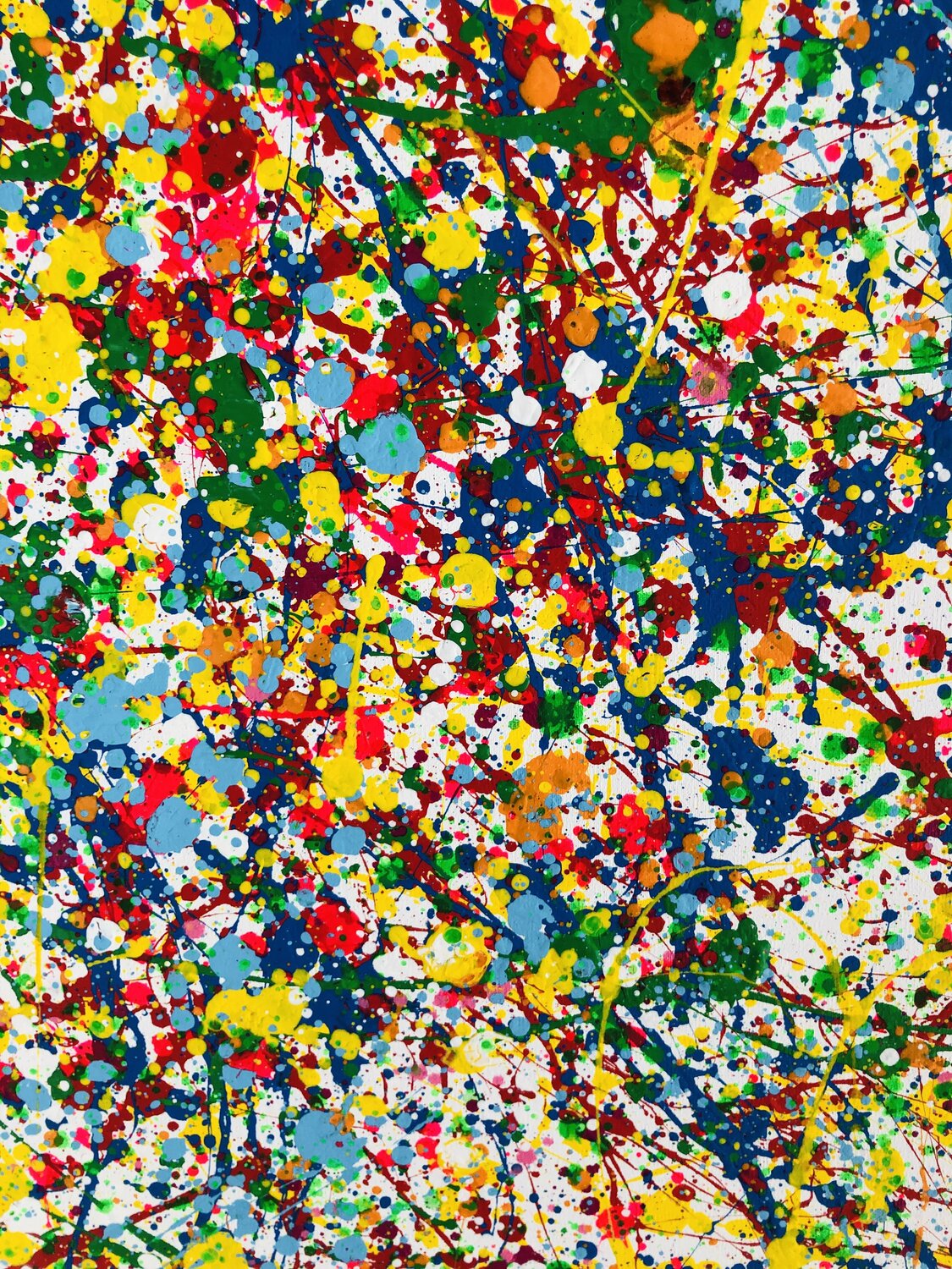 From the series "Infinite Flight" yellow, blue, pink, white, colourful ...