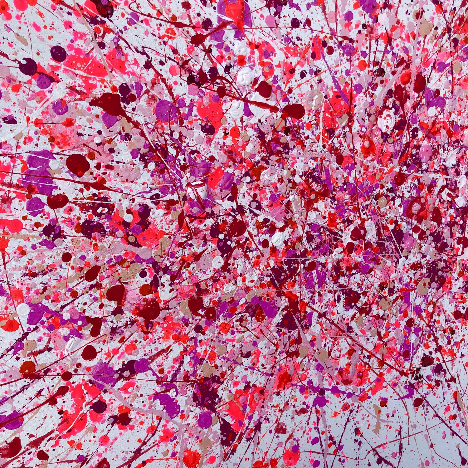 From the series "Infinite Flight" pink, Barbie, white, colorful large ...