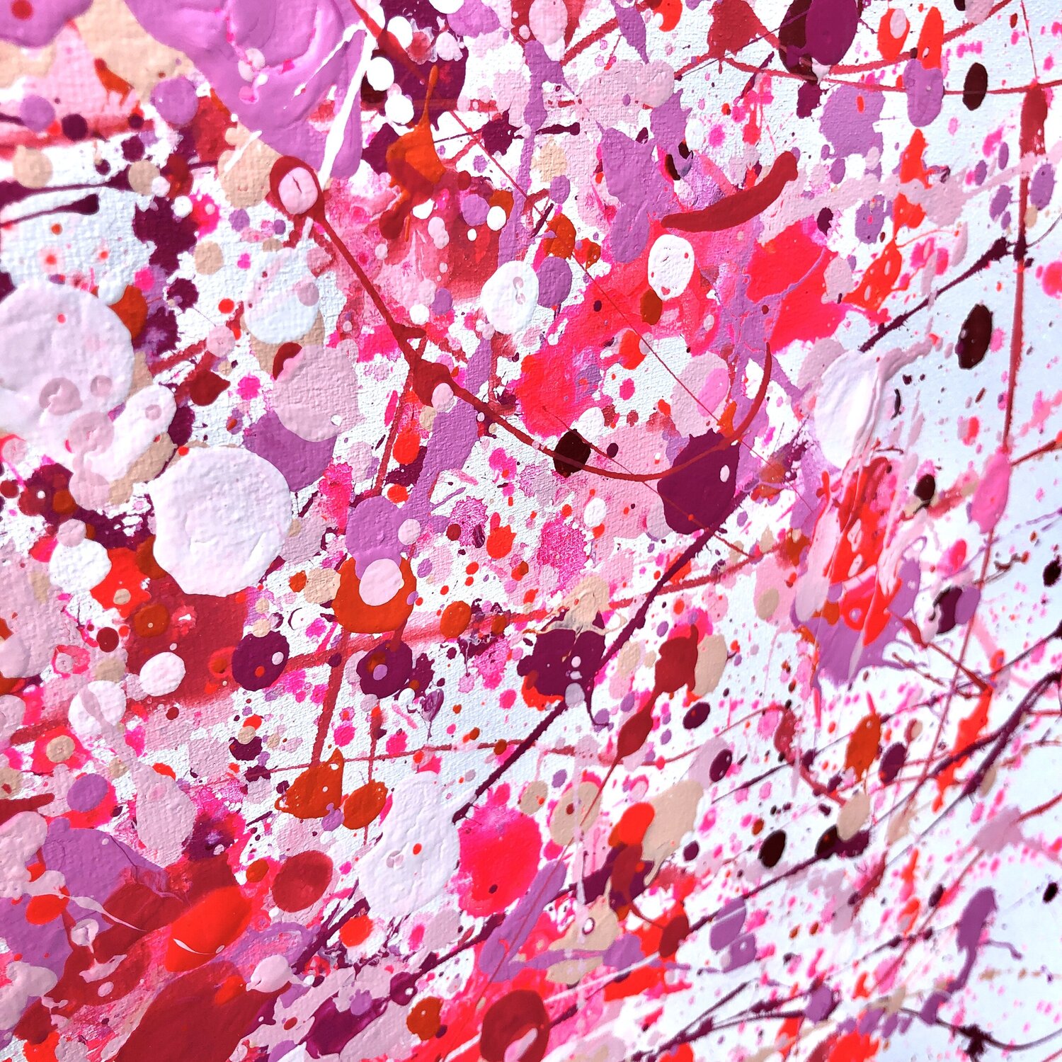 From the series "Infinite Flight" pink, Barbie, white, colorful large ...