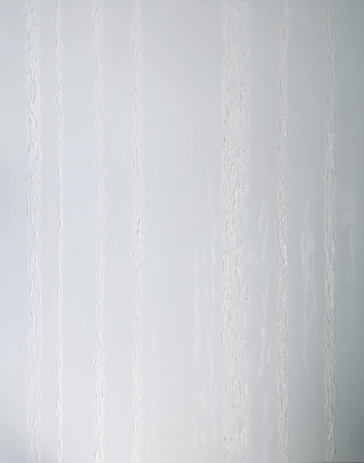 3D „White geometric abstraction“ - snow textured minimalism by Nataliia ...