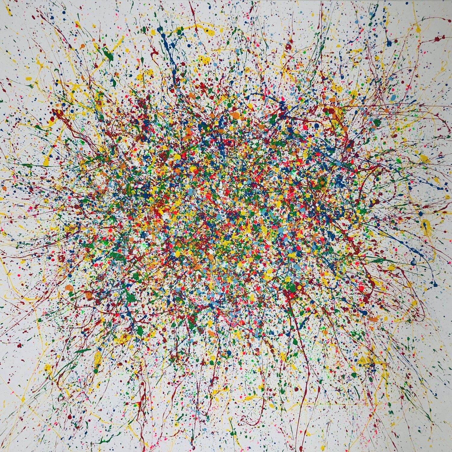 From the series "Infinite Flight" yellow, blue, pink, white, colourful ...