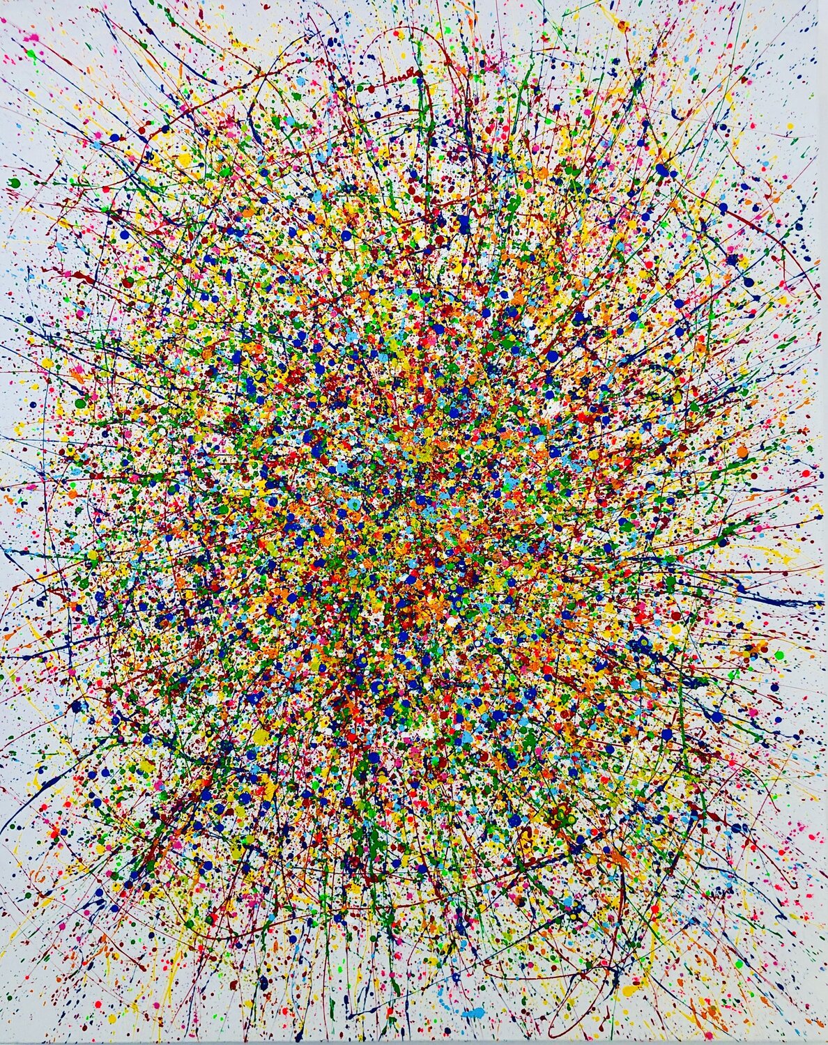 From the series "Infinite Flight" yellow, blue, pink, white, colourful ...