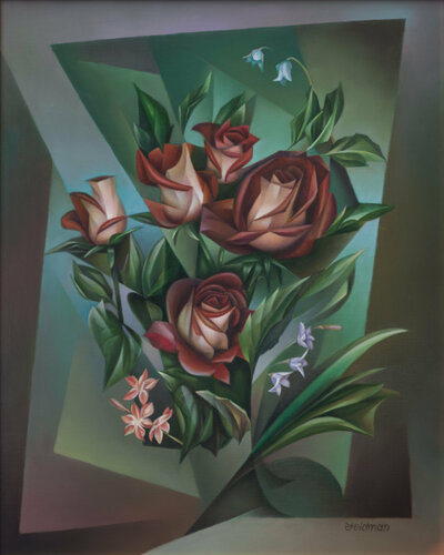 Windy Day by Isaac Feldman (2016) : Painting Oil, Lacquer on Canvas ...