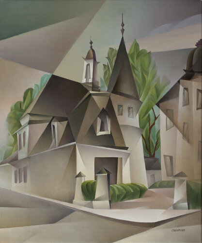 Windy Day by Isaac Feldman (2016) : Painting Oil, Lacquer on Canvas ...