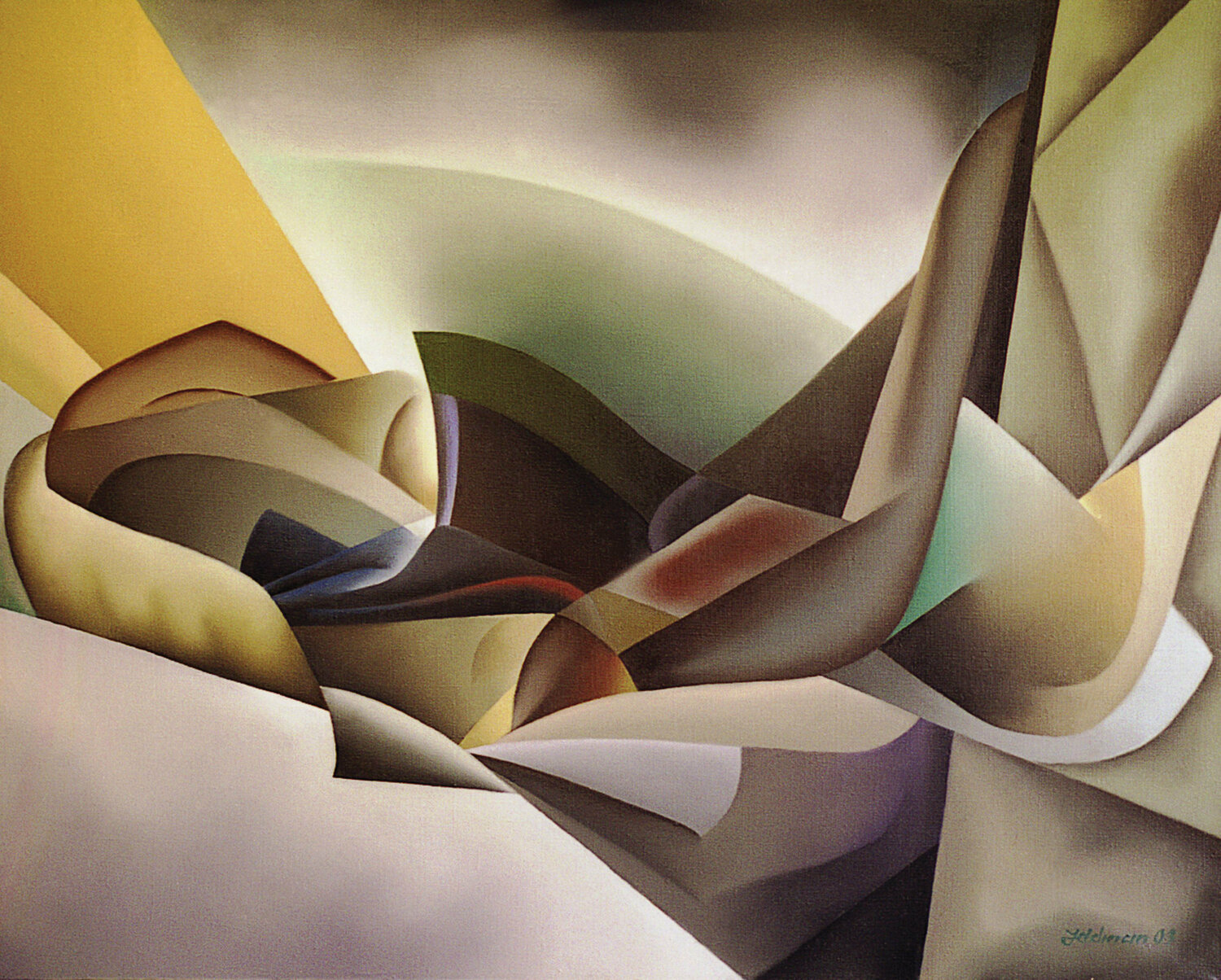 Effluence de Isaac Feldman (2002) : Peinture Huile, Laque sur Toile ...