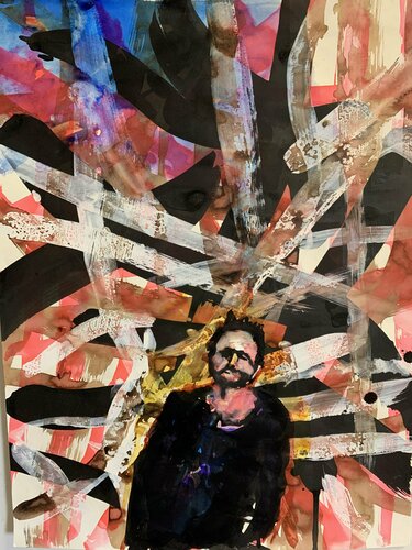 Strange days von David Gista (2020): Werk auf Papier Tinte auf Papier ...