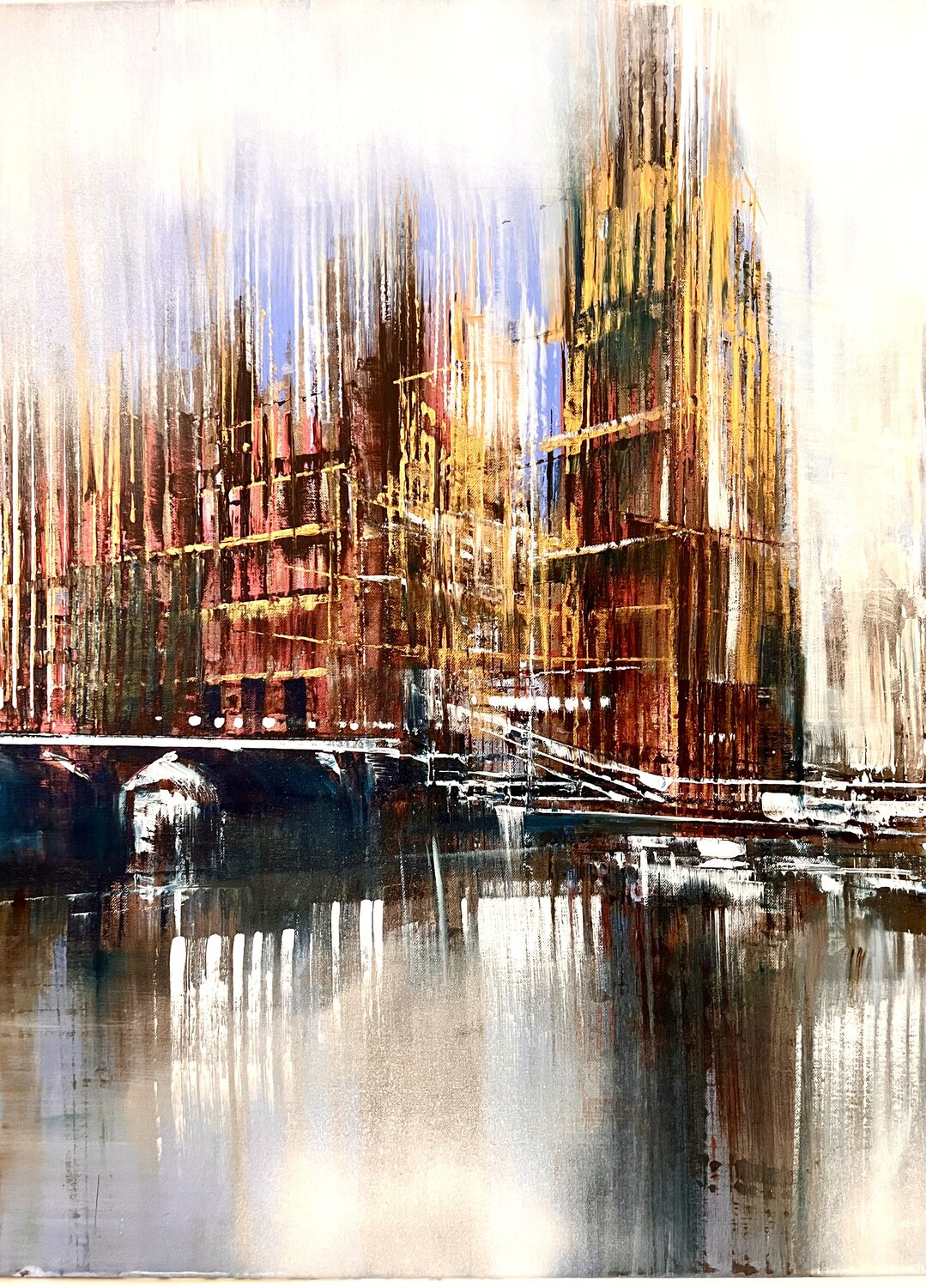 London calling Street de Bianca Prettau (2022) : Peinture Acrylique sur Toile - Singulart