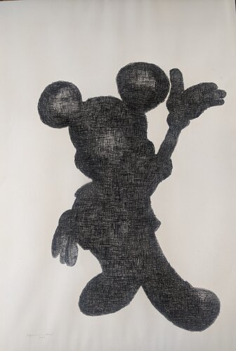 icon 2 by Donata Oppermann (2024) : Drawing Charcoal on Paper - Singulart