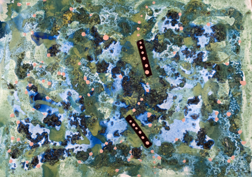 Nr. 12 2026 by Joerg Vollstedt (2026) : Painting Acrylic, Oil on Paper ...