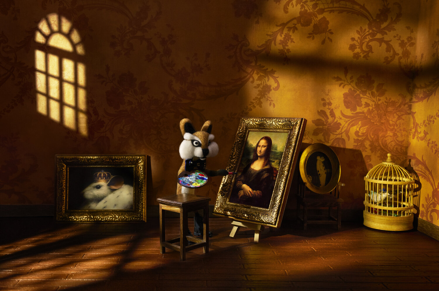 Dempsey painting the Mona Lisa von William Castellana (2018 ...