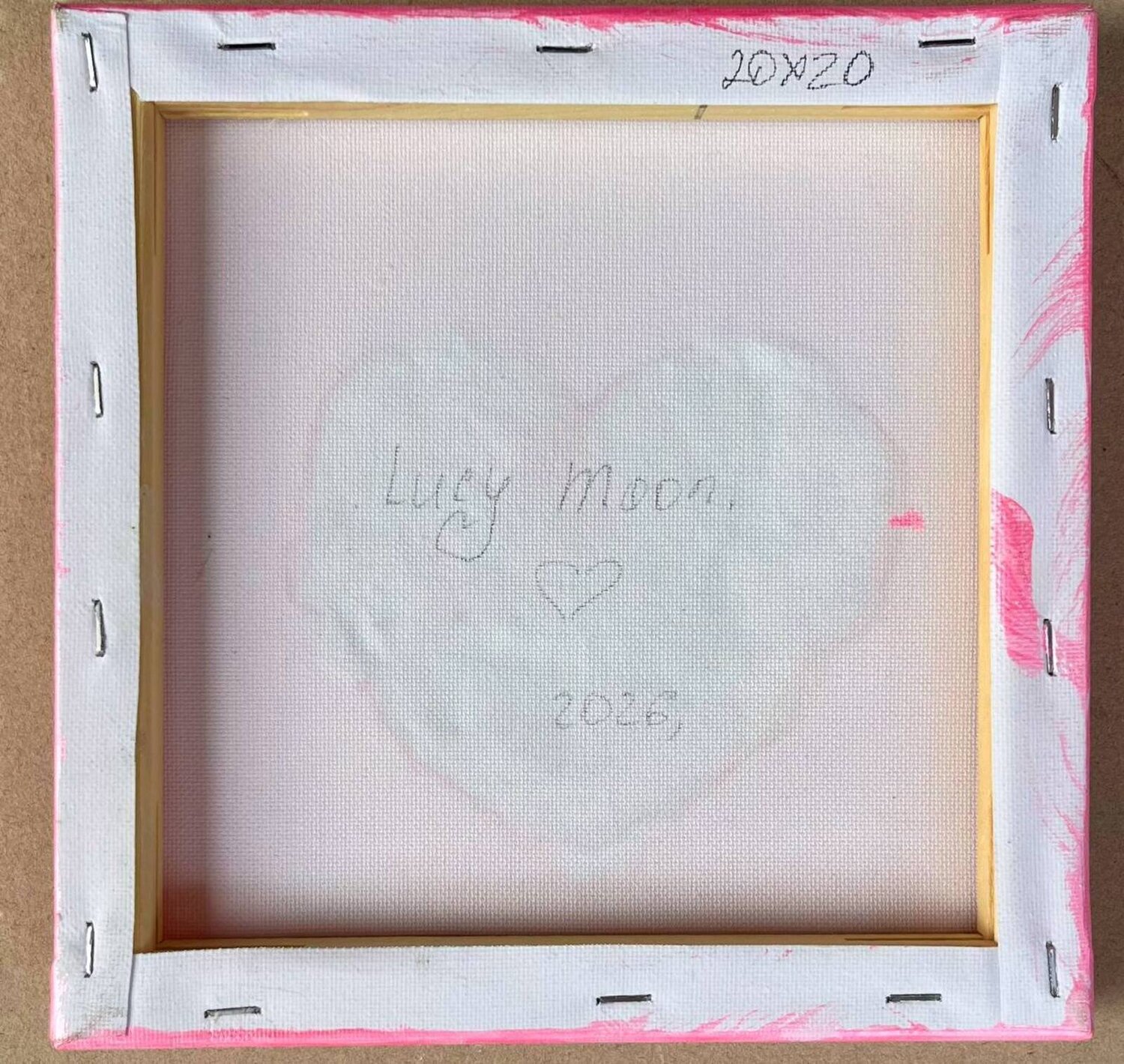 A heart woven from warm silence by Lucy Moon (2026) : Painting Acrylic ...