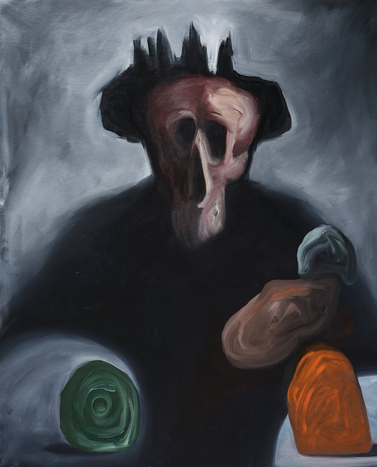 My Kingdom for a horse by Theo Overgaauw (2024) : Painting Oil, Pastel on Linen - Singulart