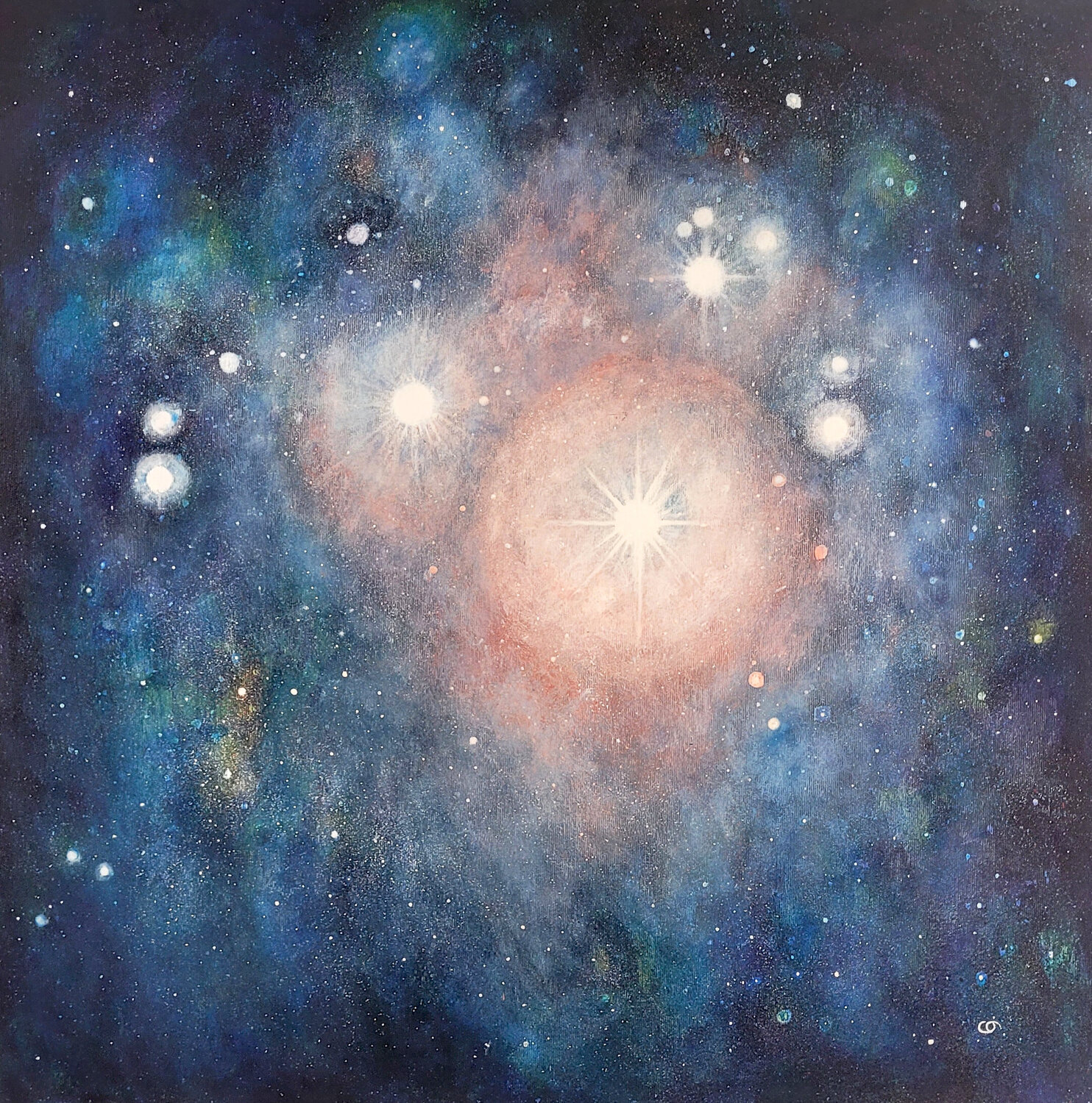 Vibration von Christiane Tabord Deillon (2024): Malerei Öl, Aquarell ...