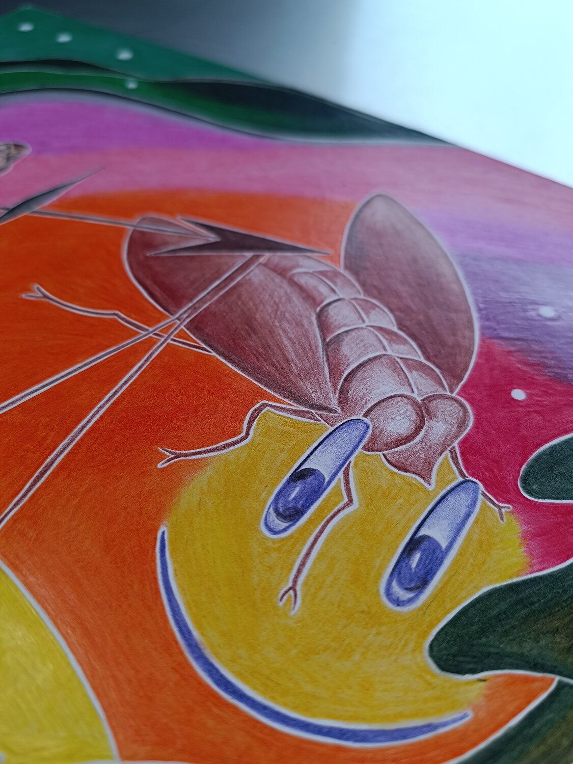 Sei freundlich zu allem, was lebt. de Sandra Haase (2025) : Peinture ...