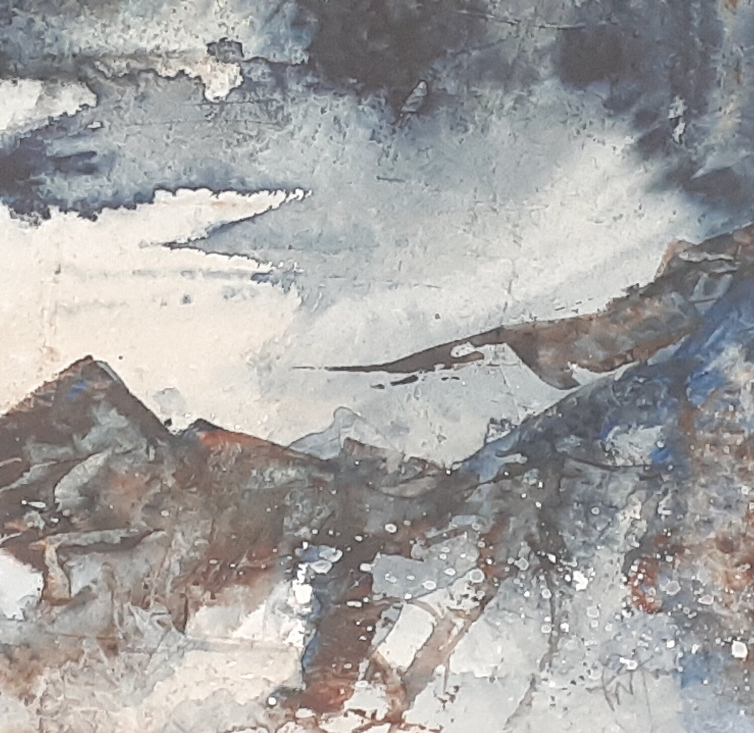 The Raging Storm by Richard Hall (2025) : Work on Paper Watercolor on ...