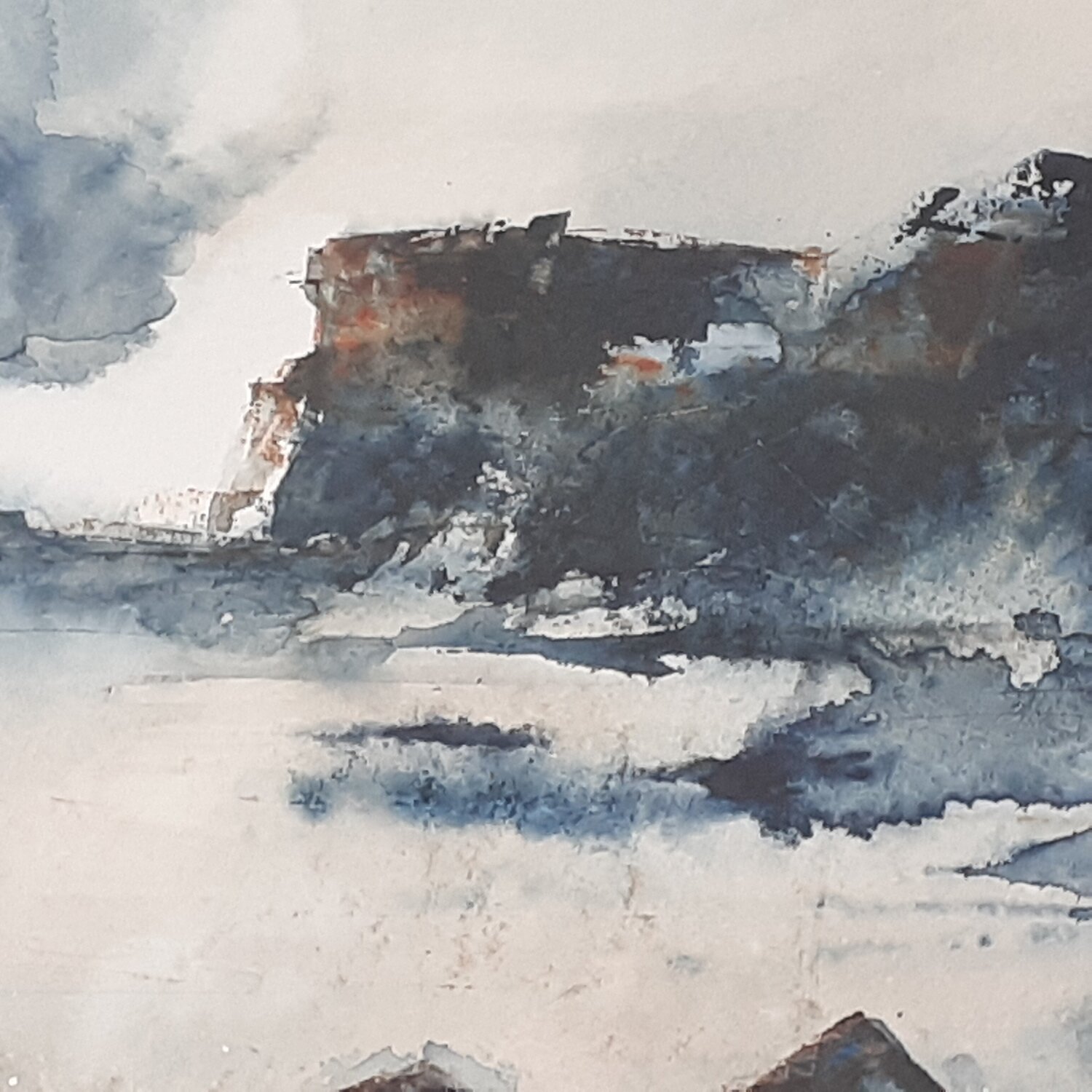 The Raging Storm by Richard Hall (2025) : Work on Paper Watercolor on ...