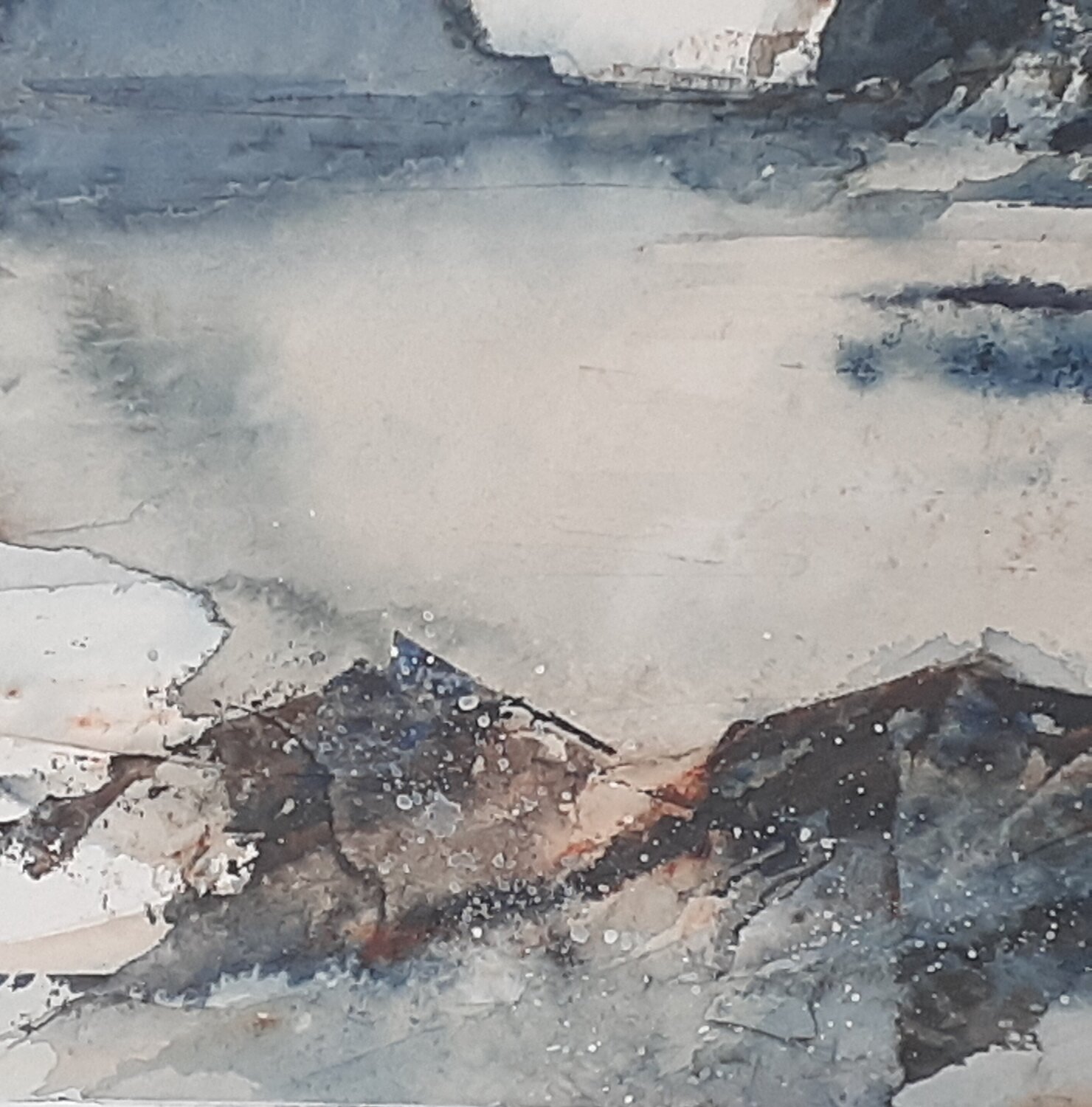 The Raging Storm by Richard Hall (2025) : Work on Paper Watercolor on ...
