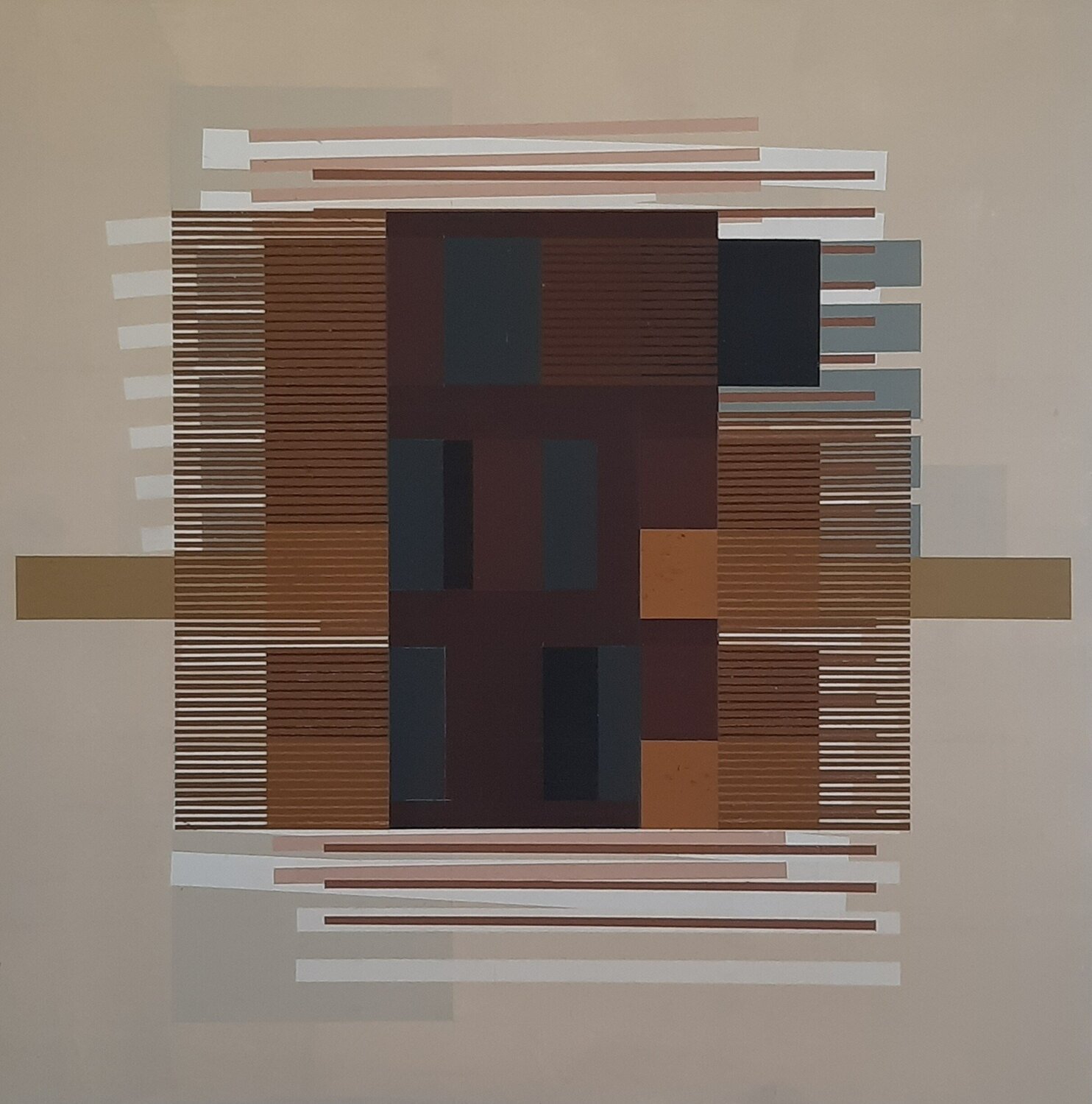 arch-studie 002 de heimo raab (2020): Pintura Acrílico, Pigmento en ...