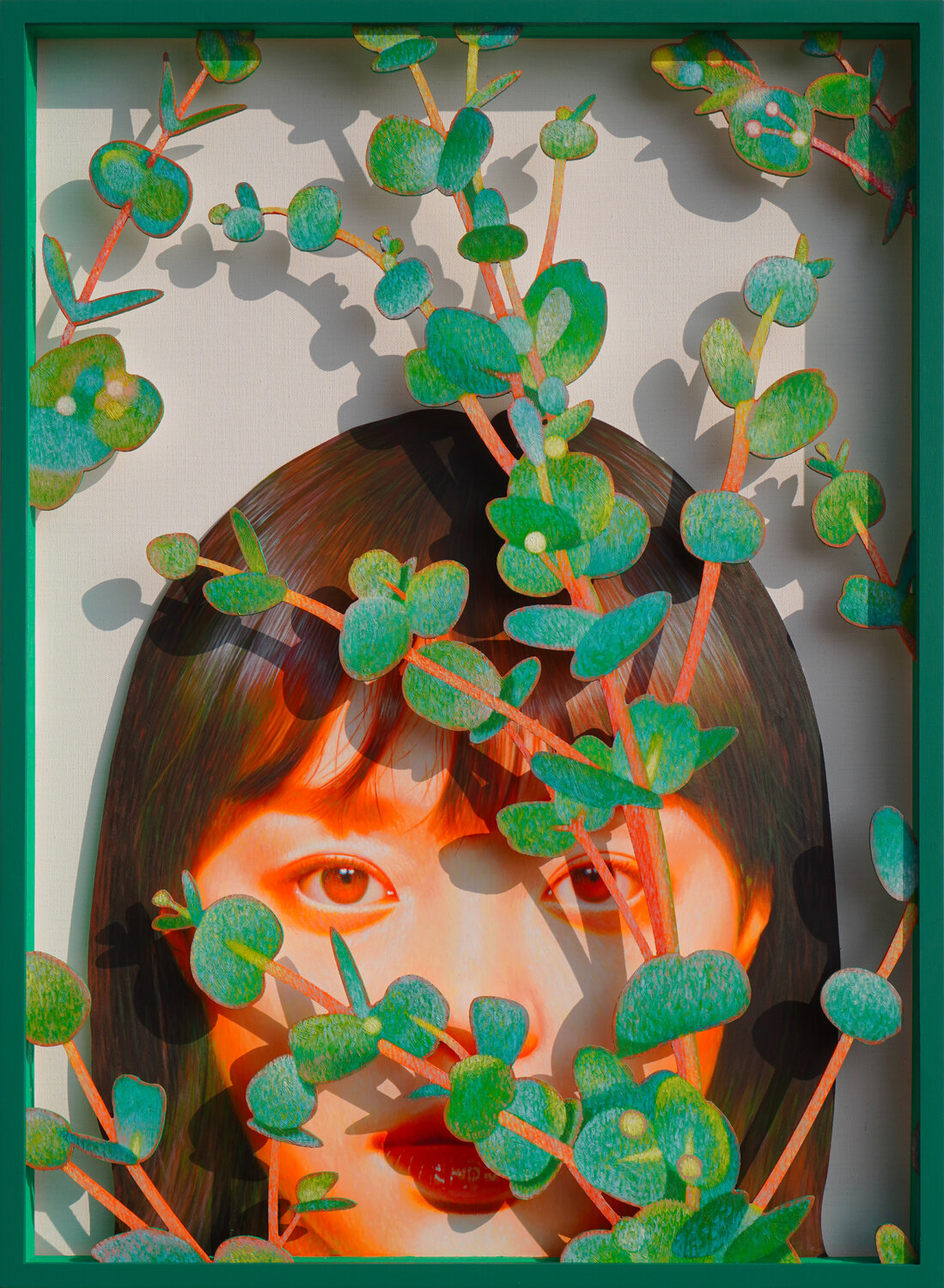 Hidden deer by Seung Hwan Kim (2022) : Painting Oil on Synthetic board ...