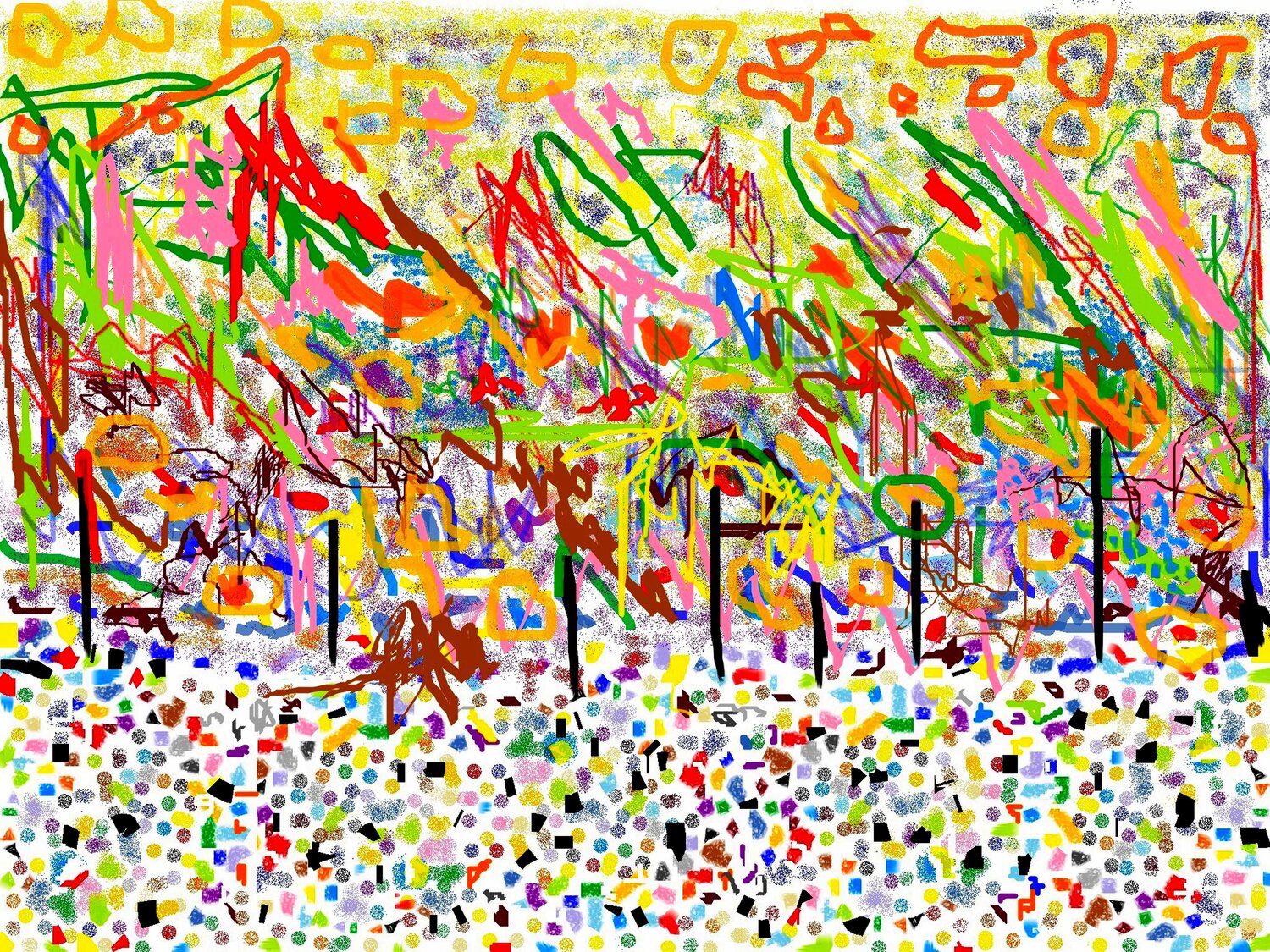 Saturated Digital Landscape by JLP (2020) : Digital Digital on Paper ...
