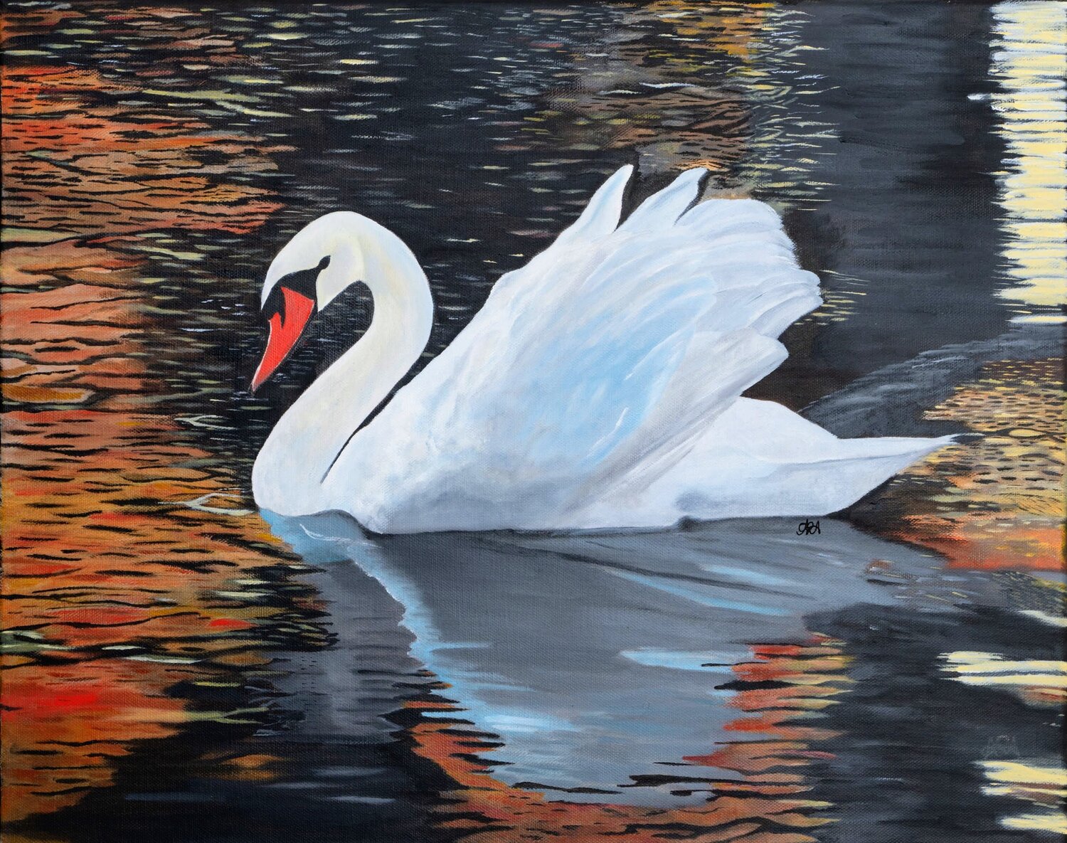 Autumn Grace de Anita Rachel (2024) : Peinture Huile sur Toile - Singulart