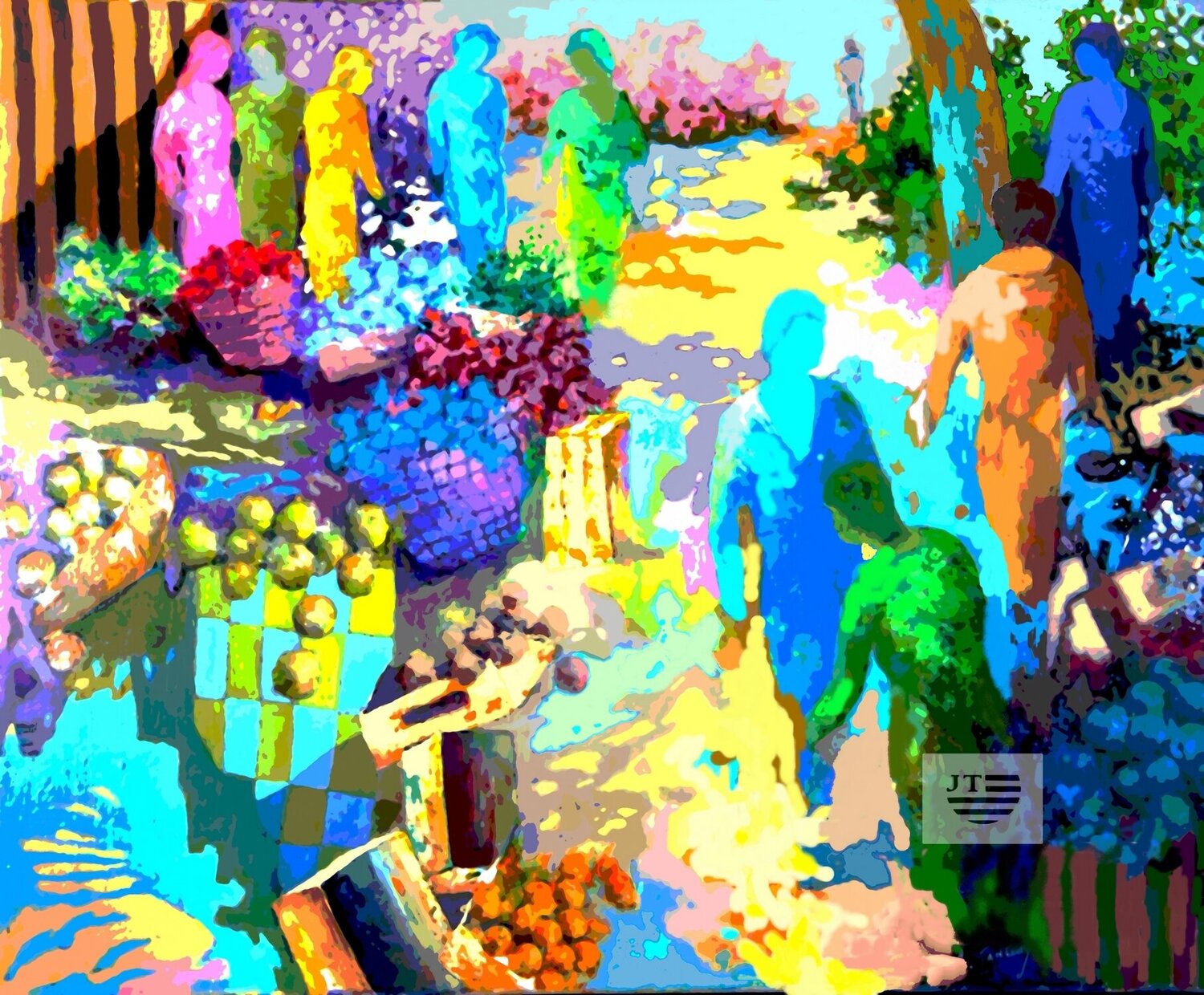 Marché à Erquy de Jacques Tanguy (2025): Digital Digital en Metal ...