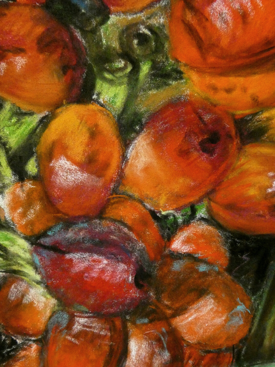 Dátiles 9 by Gabriele Kübler-Mohr (2025) : Painting Pastel, Charcoal on ...