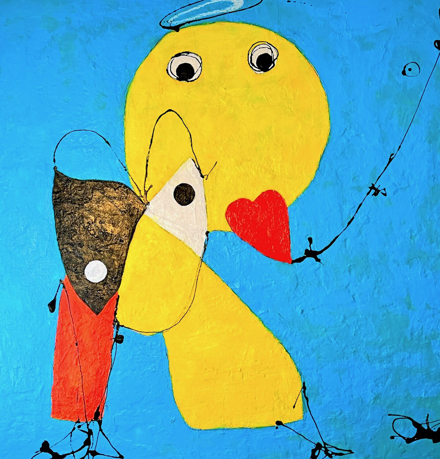 Wings of desire. de Leonardo Lanzolla (2025): Pintura Acrílico, Óleo en ...