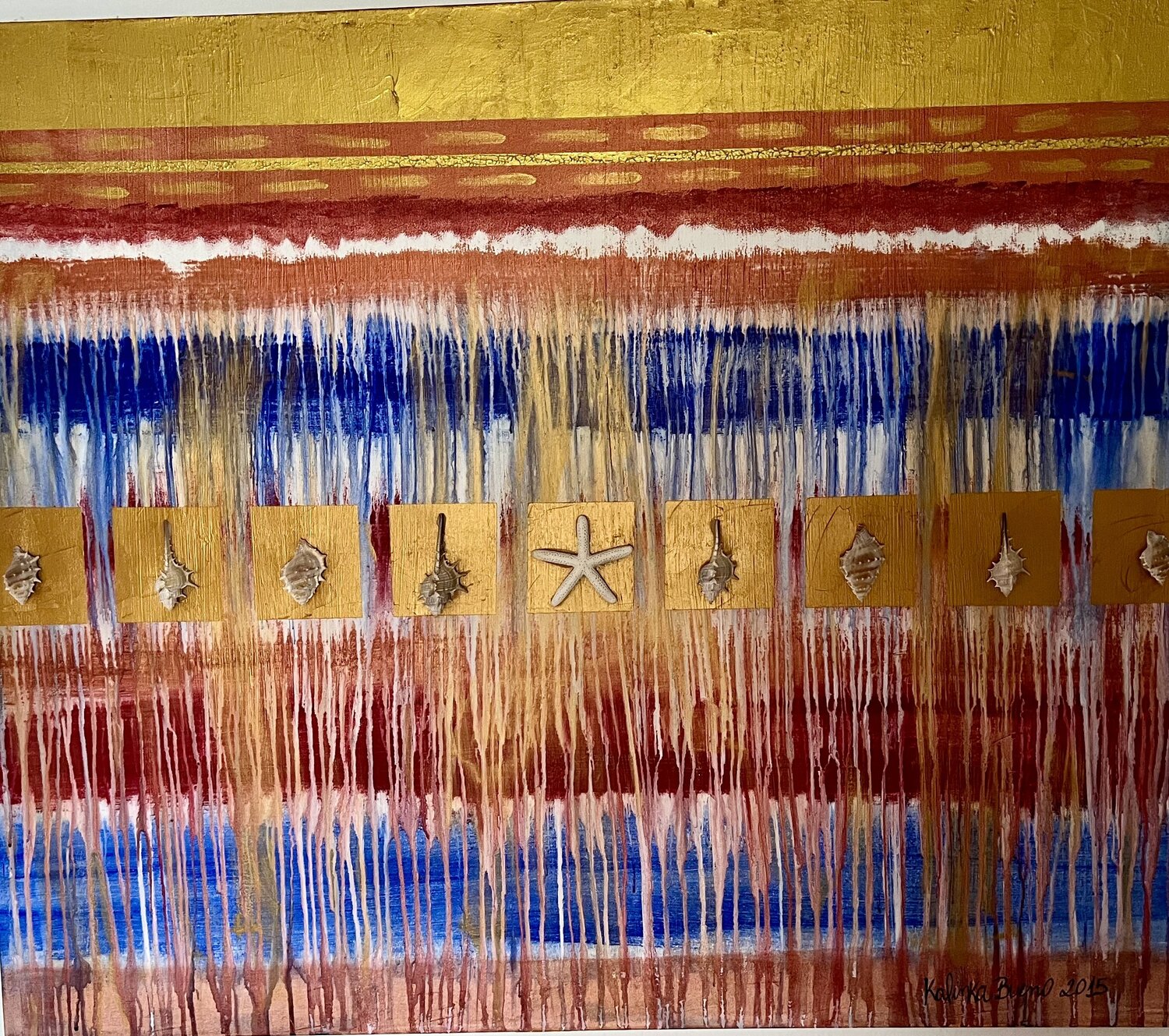 Schätze des Meeres de Kalinka Bueno (2015) : Peinture Acrylique ...