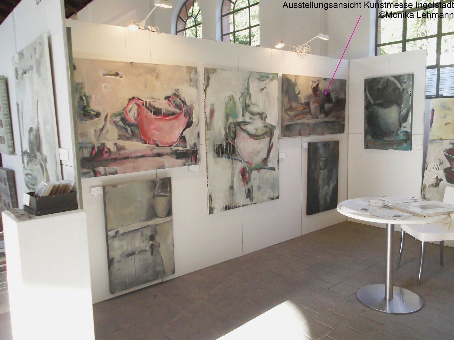 Old Pot by Monika Lehmann (N.D) : Painting Acrylic, Earth on Canvas ...