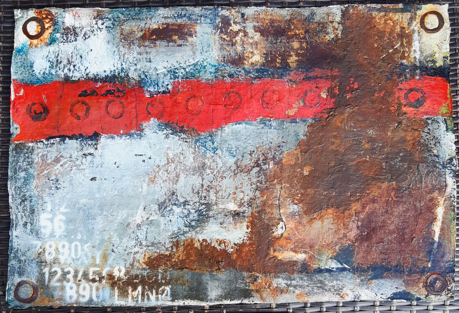 Rost und Patina - Lost Traces #3 by Monika Lehmann (2018) : Painting ...