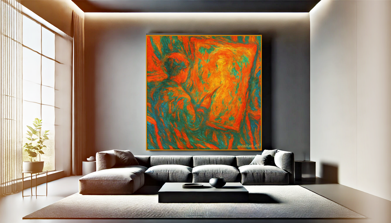 Matisse Original Color II von JozeXart (2025): Malerei Öl, Pigmente auf ...